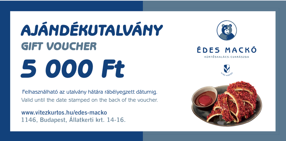5000 Ft-os ajándékutalvány – Vitéz Gastro